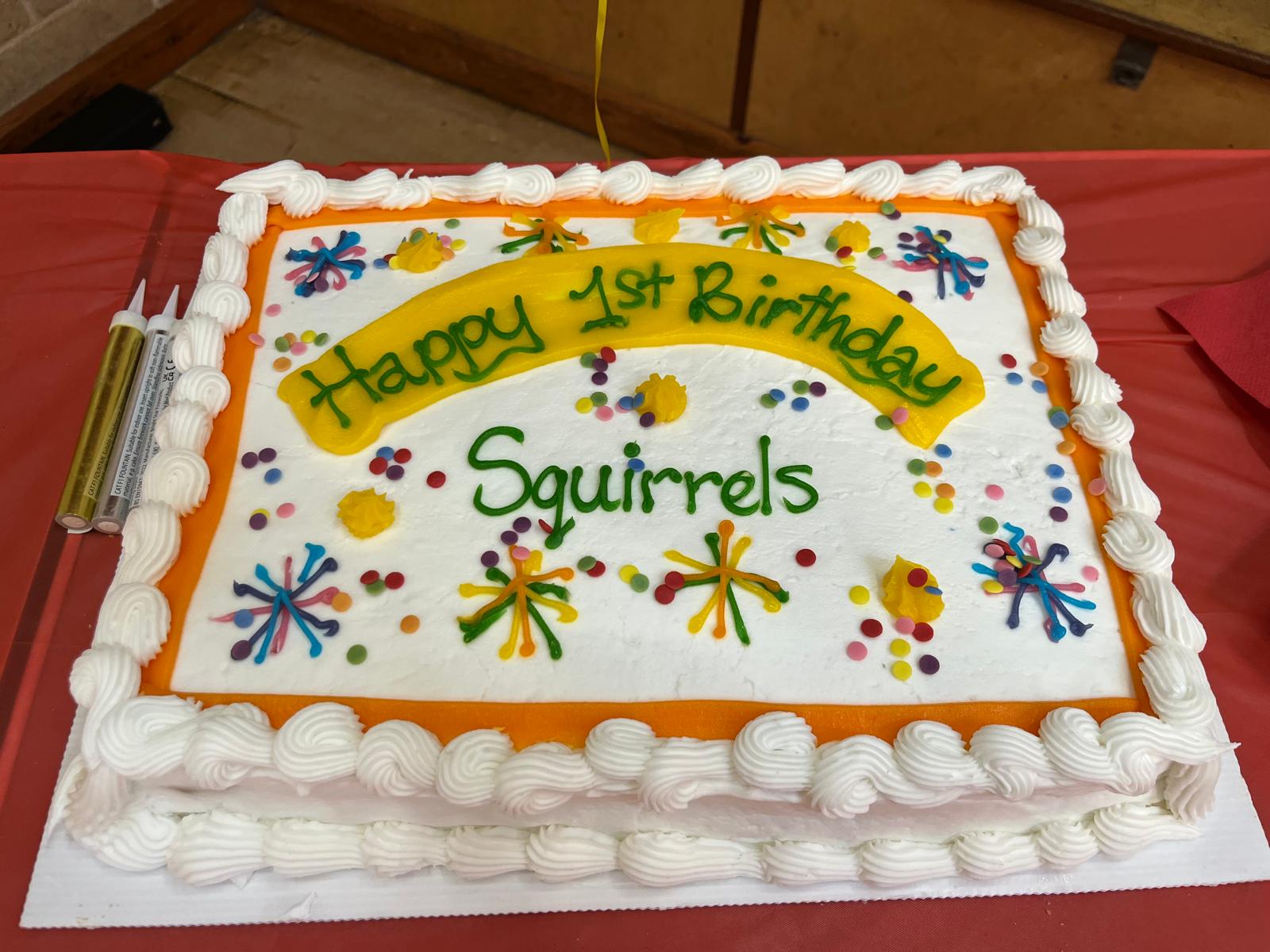 A Squirrel-tastic first birthday party | 1st Nuneaton (Attleborough ...